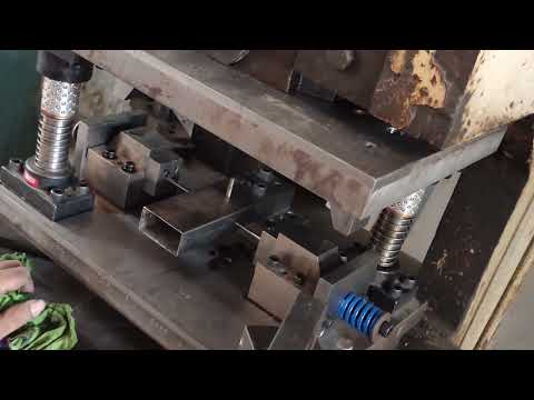 Cam punching in rectangular pipes - YouTube