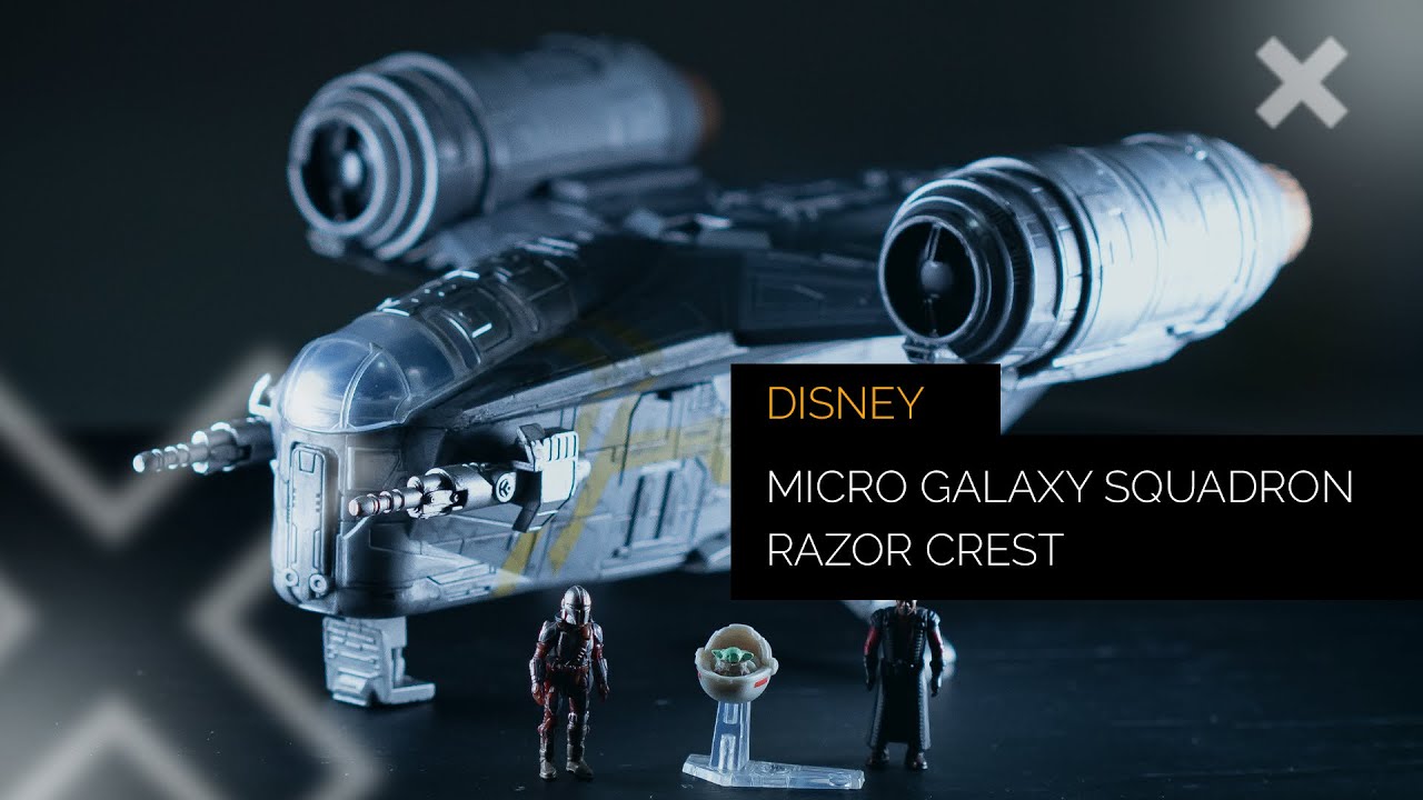 Disney Micro Galaxy Squadron Starship Class Razor Crest - YouTube