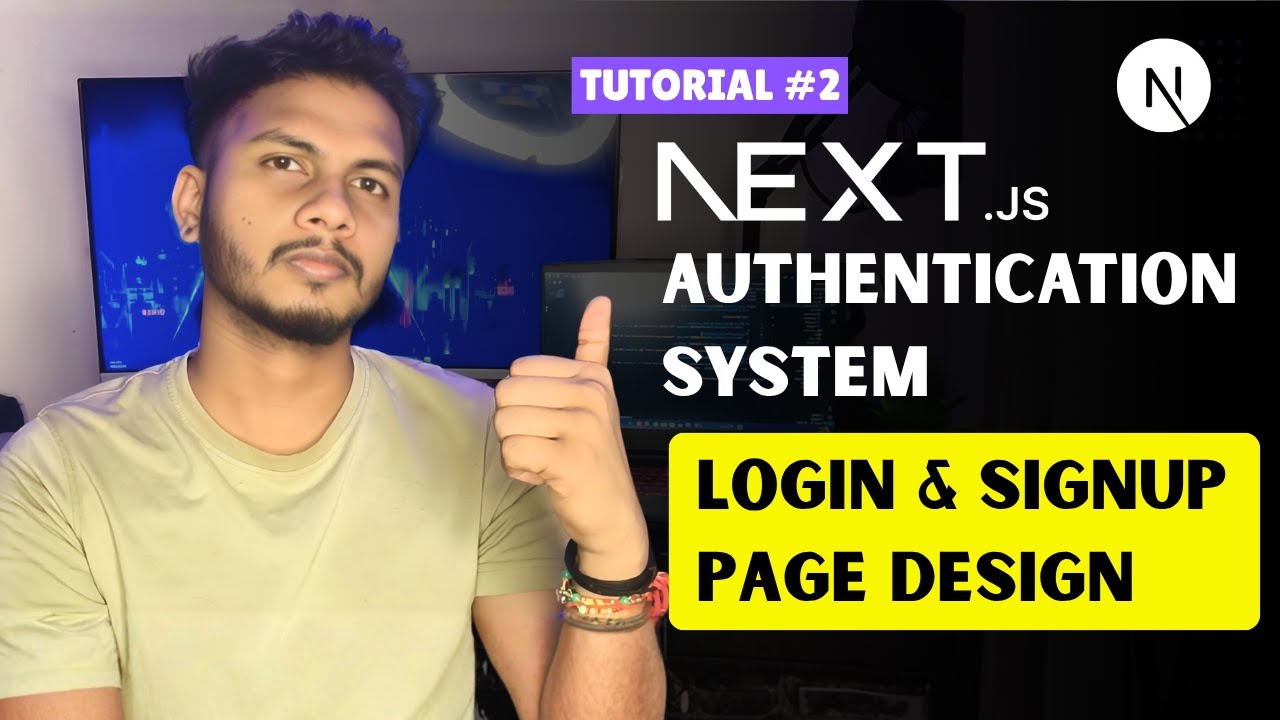 Next.js Authentication System #2 – Login & Signup Page Design with ...
