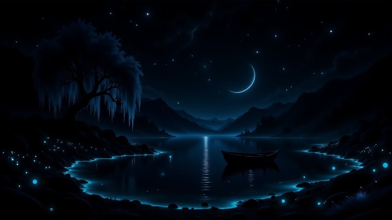 Fall Asleep Quickly • Peaceful Midnight Nature Sound • Deep Relaxation ...