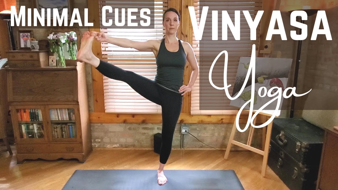 MINIMAL CUES YOGA. Challenging vinyasa flow practice for intermediate ...