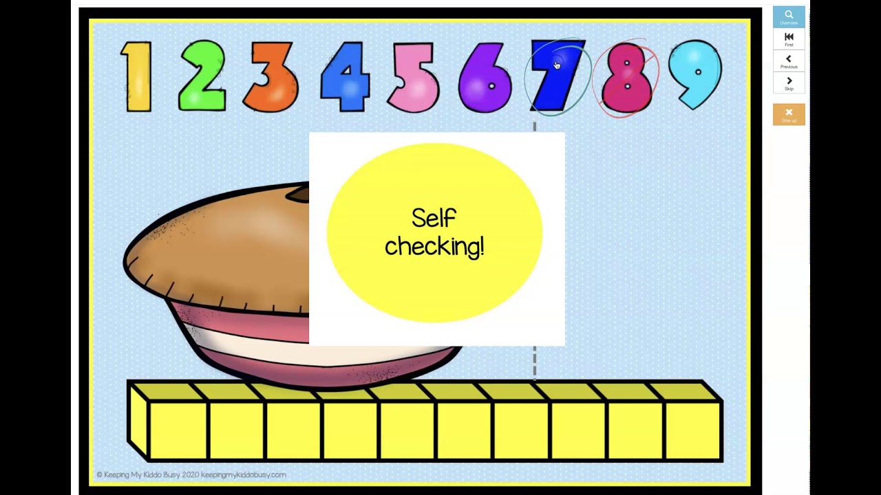Measurement Boom Cards in Fall for Kindergarten - YouTube