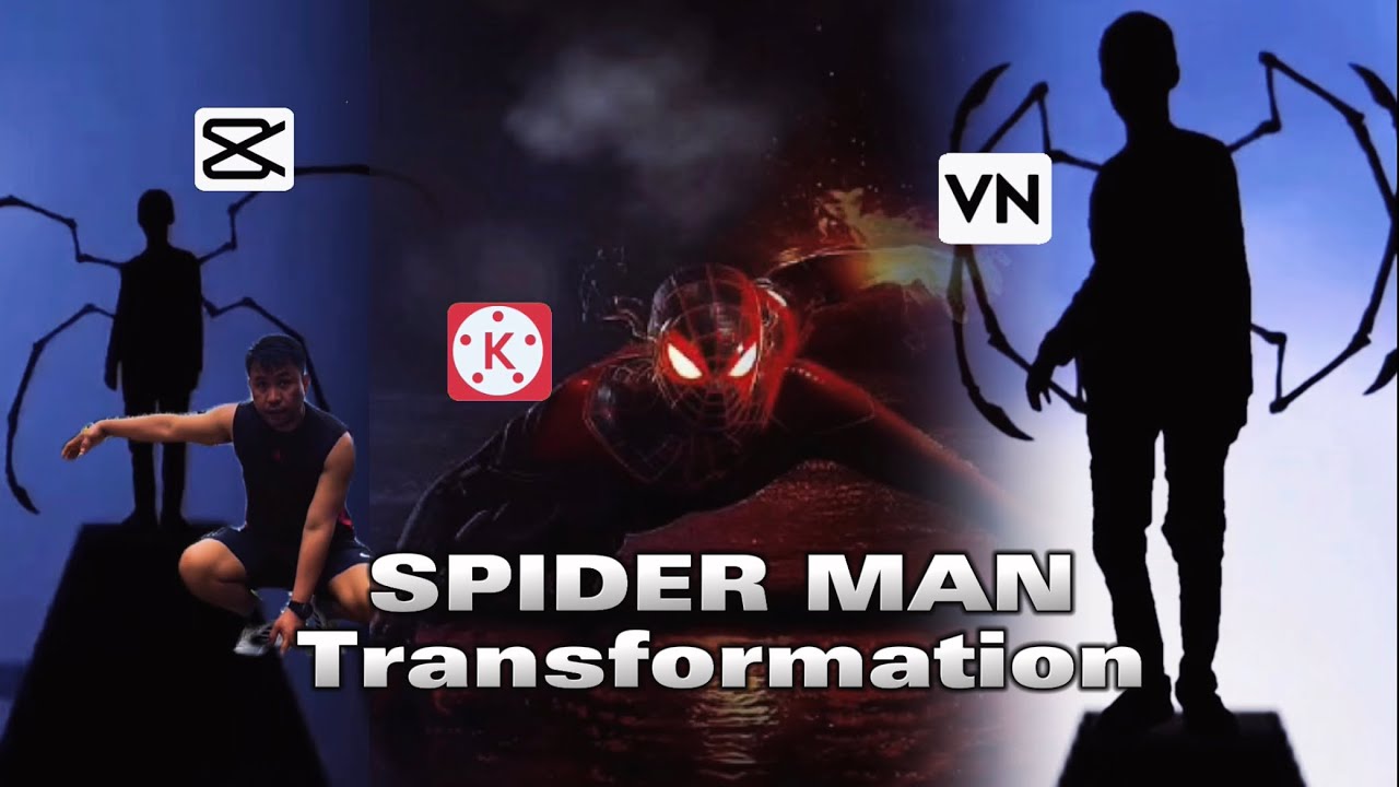 How To Spider Man Transformed Using Mobile Phone | VFX Edit | Visual ...