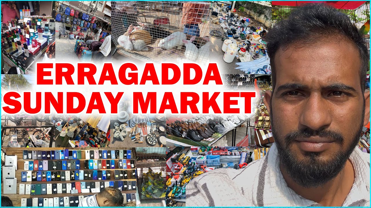 Erragadda sunday market |erragadda| |hyderabad| |sandeep arja| - YouTube