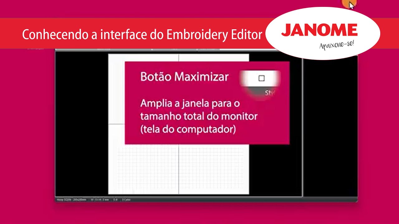 Conhecendo a interface do Embroidery Editor - YouTube