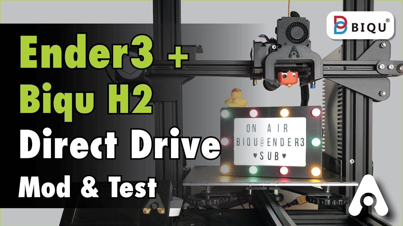 Ender 3: Biqu H2 Direct Drive Mod & Test - YouTube