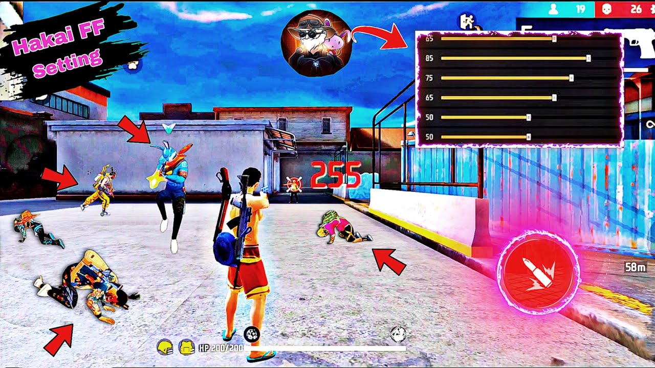 Hakai FF Headshot Setting😱|| Free Fire Headshot Tips and tricks | Impossible🍷🗿|| Hakai FF ...