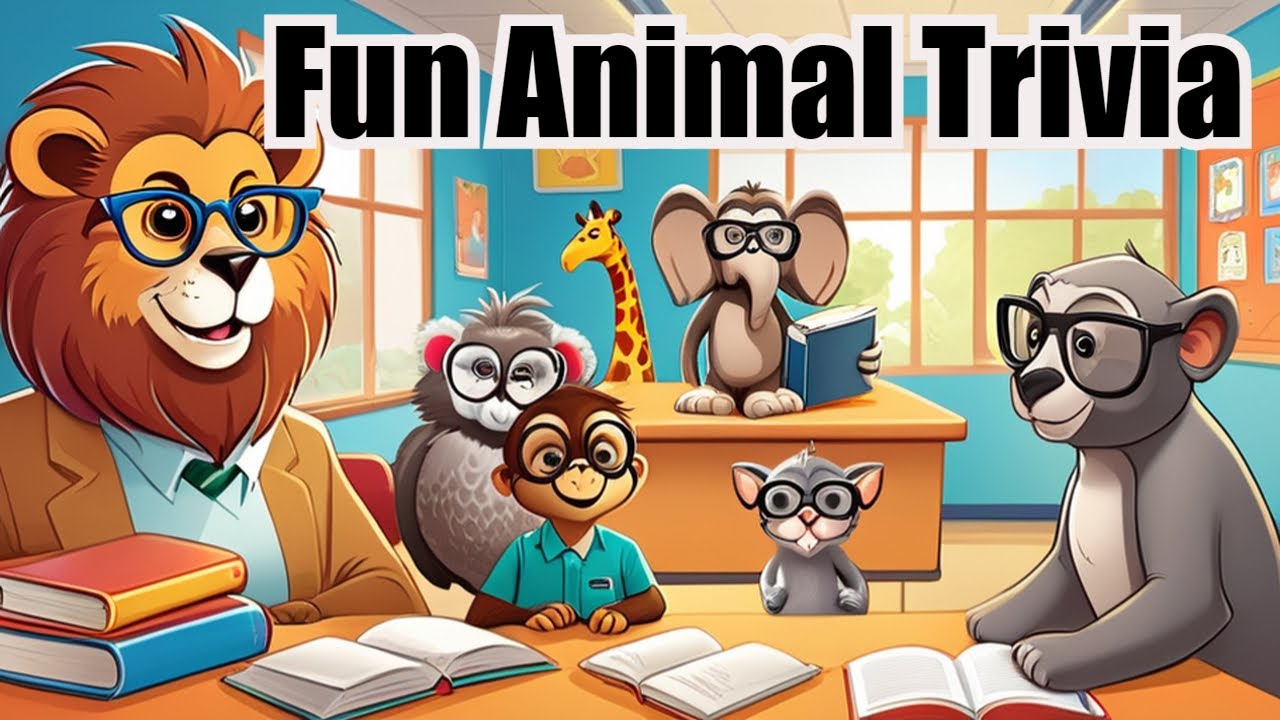 Fun Animal Trivia Quiz for Kids | Learn About Animals with Exciting ...
