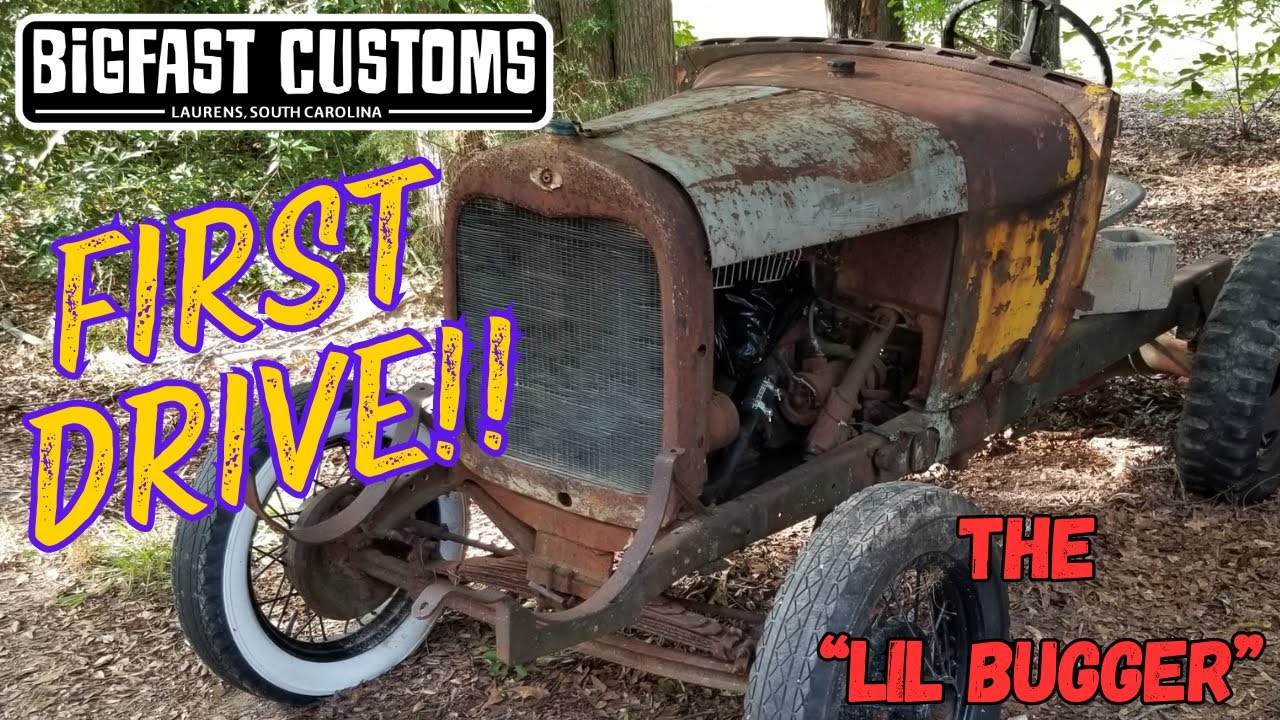 A Revival of a 1929 Ford "Doodlebug" with some odd modifications - YouTube