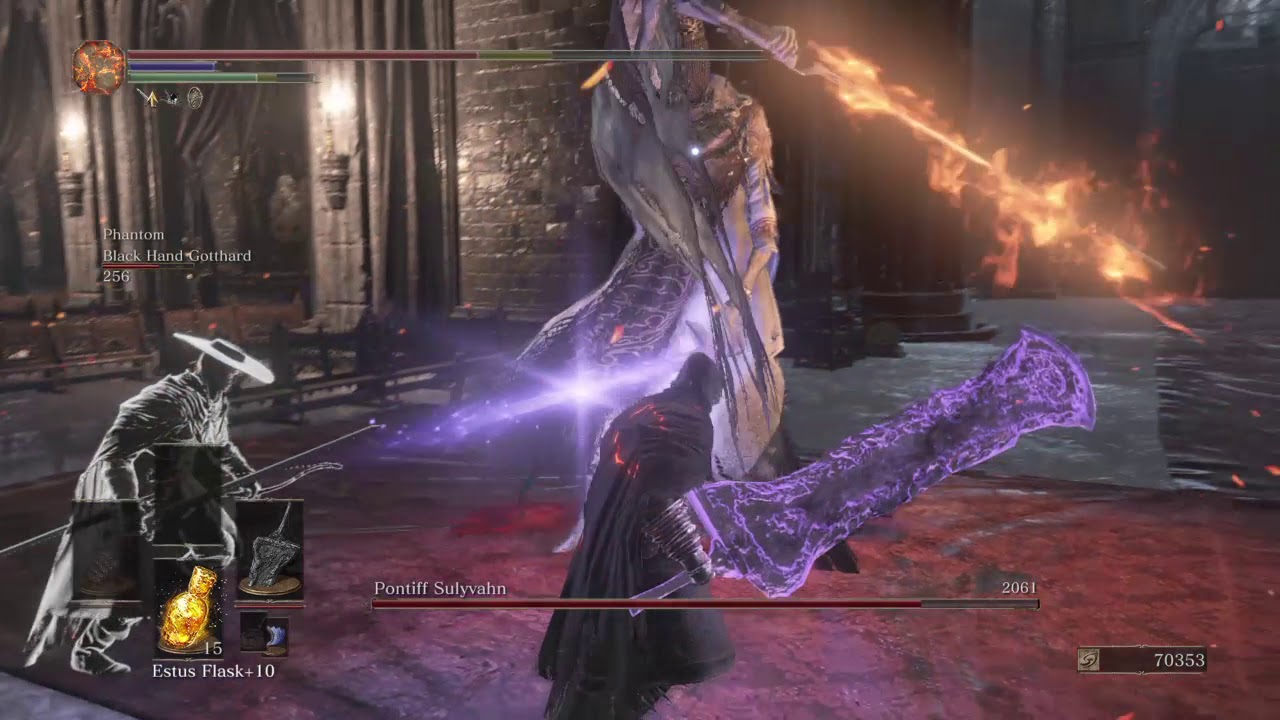 DARK SOULS 3 - pontiff sulyvahn - YouTube