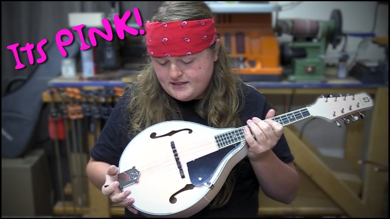 A Pink Vangoa Mandolin @VangoaOfficial - YouTube