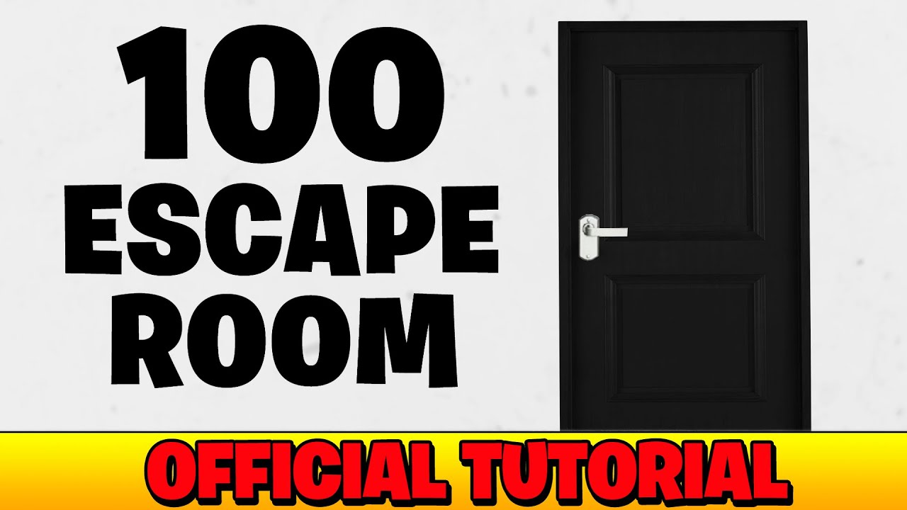Official Tutorial: 100 ESCAPE ROOM 🚪 - Epic Play Studio - YouTube