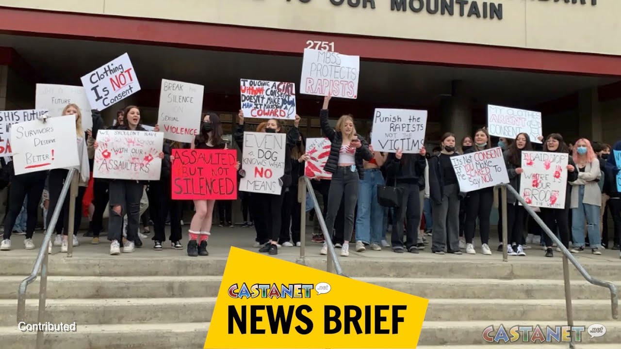 Students protest at school - YouTube