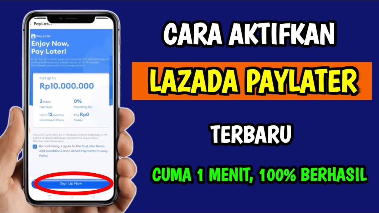 Cara Aktifkan Lazada Paylater | Lazada Paylater - YouTube