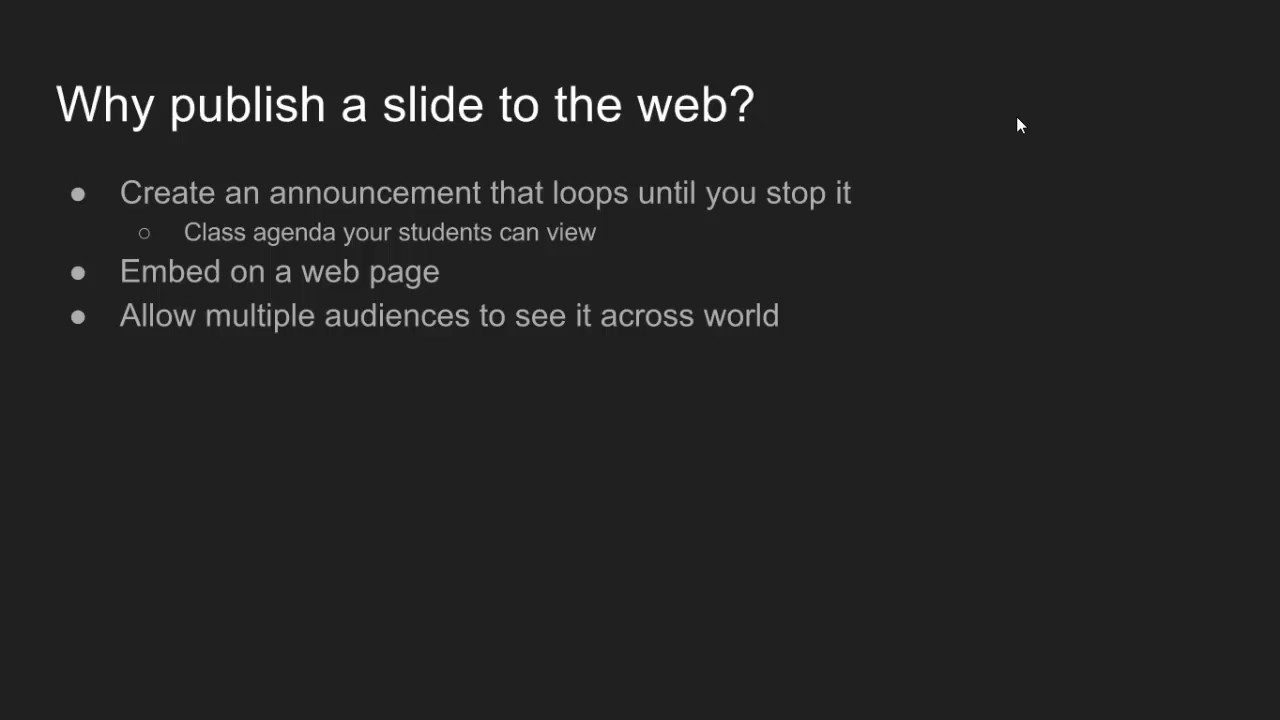 Publishing A Google Slides Presentation To The Web YouTube publishing-a-google-slides-presentation-to-the-web-youtube