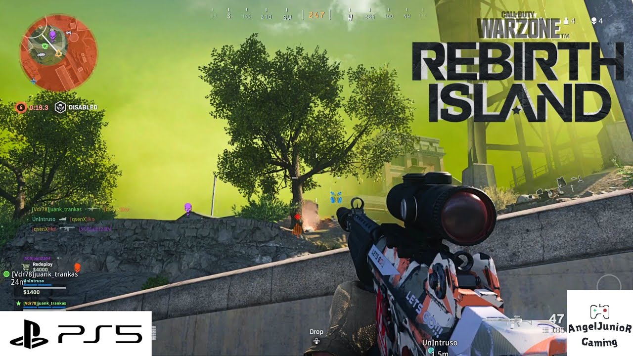 Win in Call Of Duty Warzone Rebirth Island gameplay season Five Ps5 (no ...