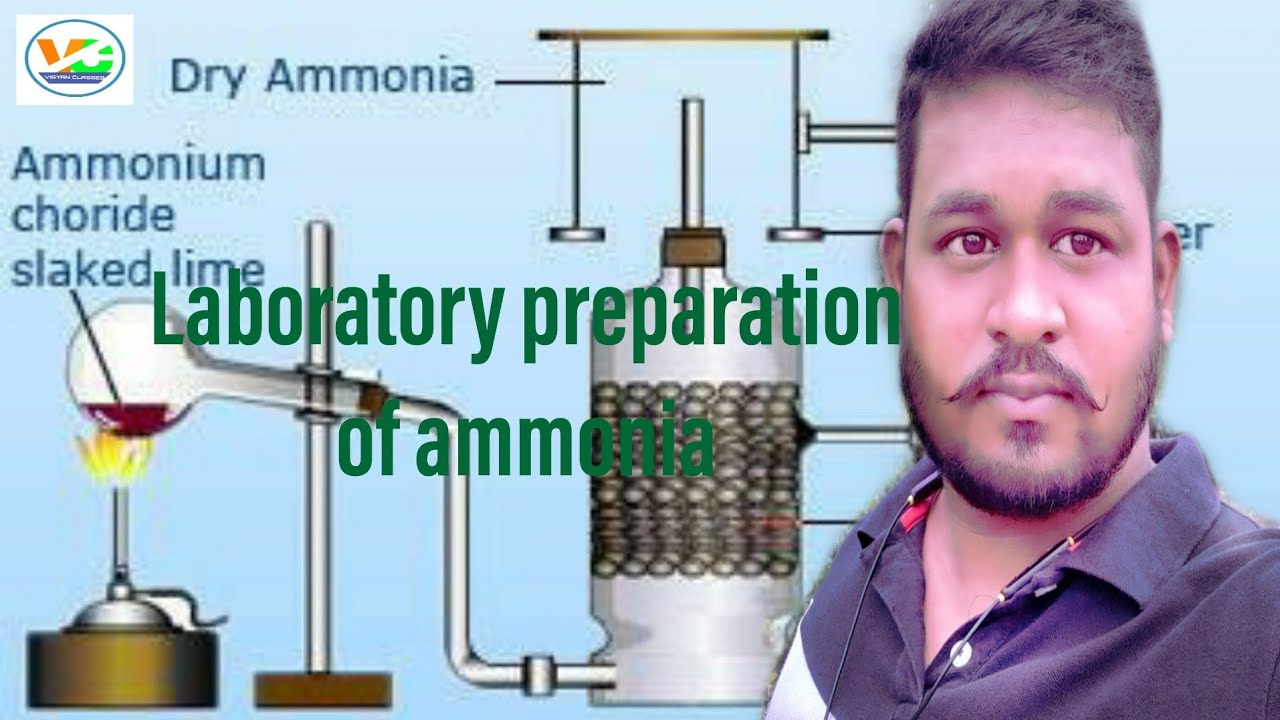 Preparation of ammonia in the laboratory || प्रयोगशाला में अमोनिया गैस ...