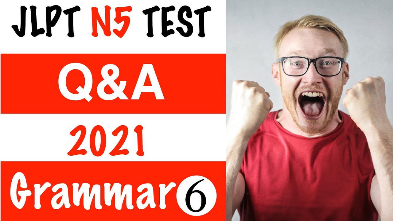 JLPT N5 Online Practice Test with Answers | JLPT N5 Mock Test #06 - YouTube