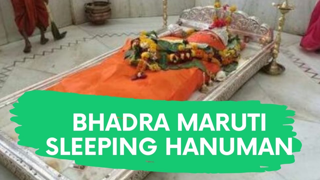 Sleeping Hanuman Bhadra Maruti Mandir Khultabad Aurangabad || day 6 at ...