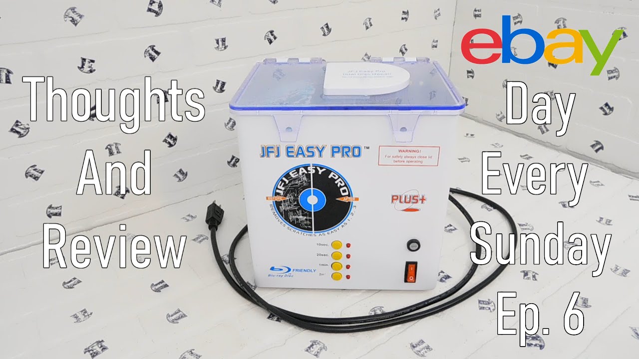 JFJ Easy Pro Disc Cleaning Machine, Thoughts and Review | eBay Day ...