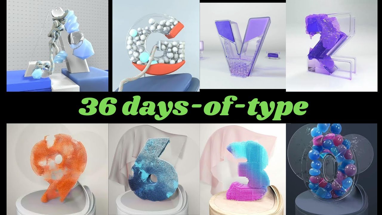 Animation alphabet and number - YouTube