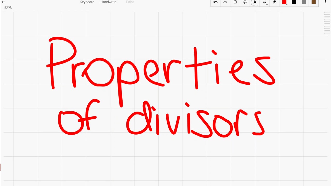 Properties of Divisors - Number of Divisors and Sum of Divisors - YouTube