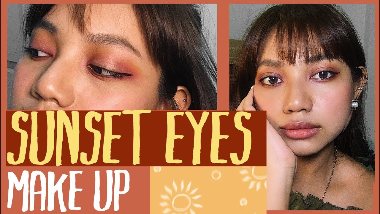 Sunset Eyes Makeup : HOW TO - YouTube