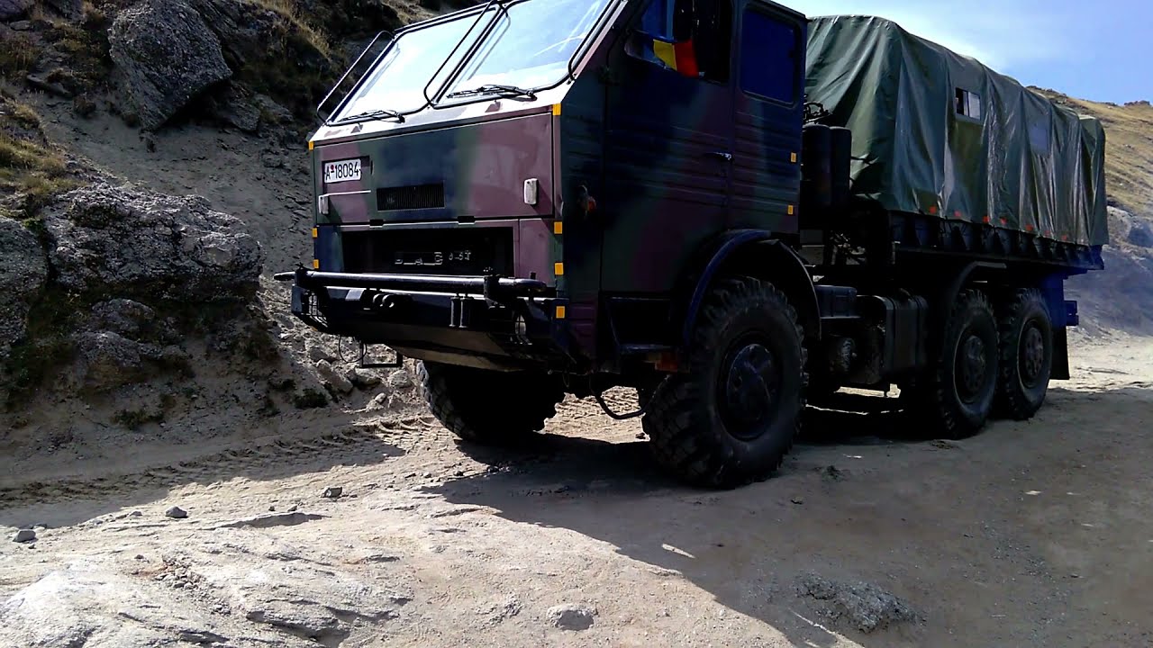 Camioane Militare DAC pe Platoul Bucegi, Offroad (DAC Military Trucks ...