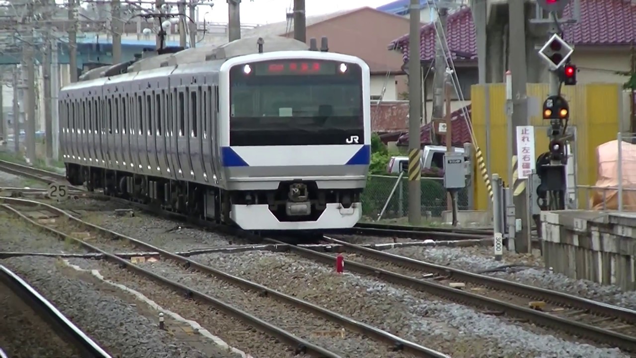 常磐線E531系 土浦駅連結作業 - YouTube