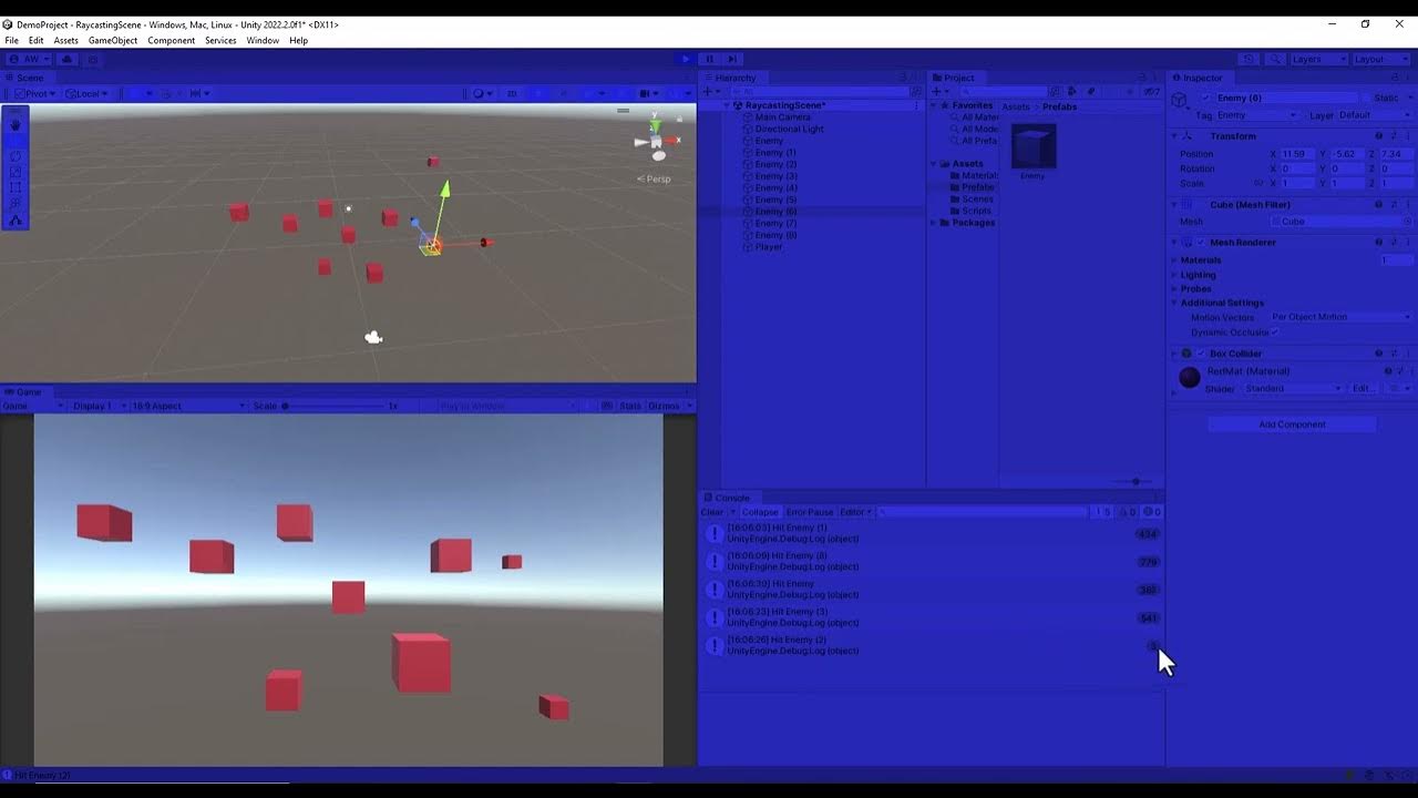 Raycasting In Unity Youtube