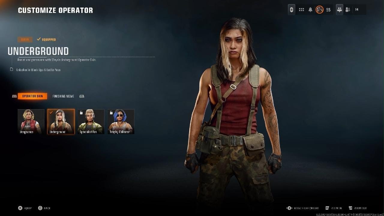 NEW MAYA SKIN *UNDERGROUND*.! (BLACK OPS 6 SEASON 1) - YouTube