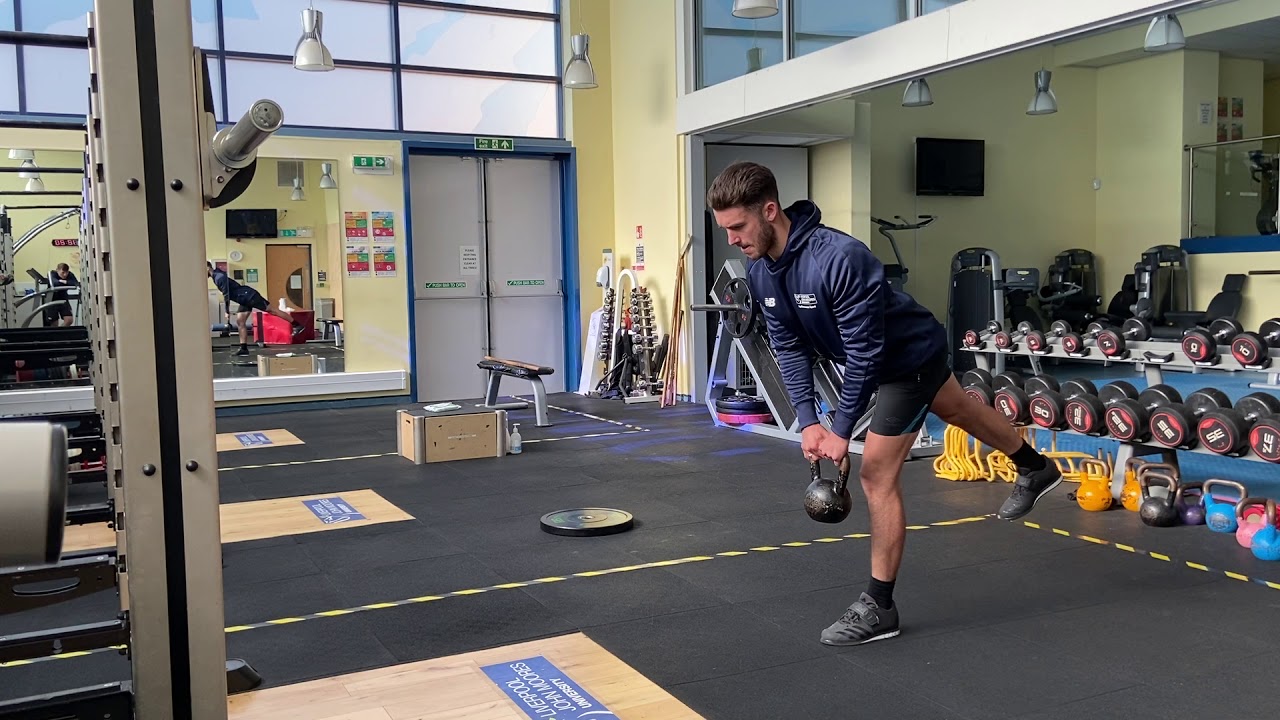 Kettlebell Single Leg Romanian Deadlift (SL-RDL) - YouTube