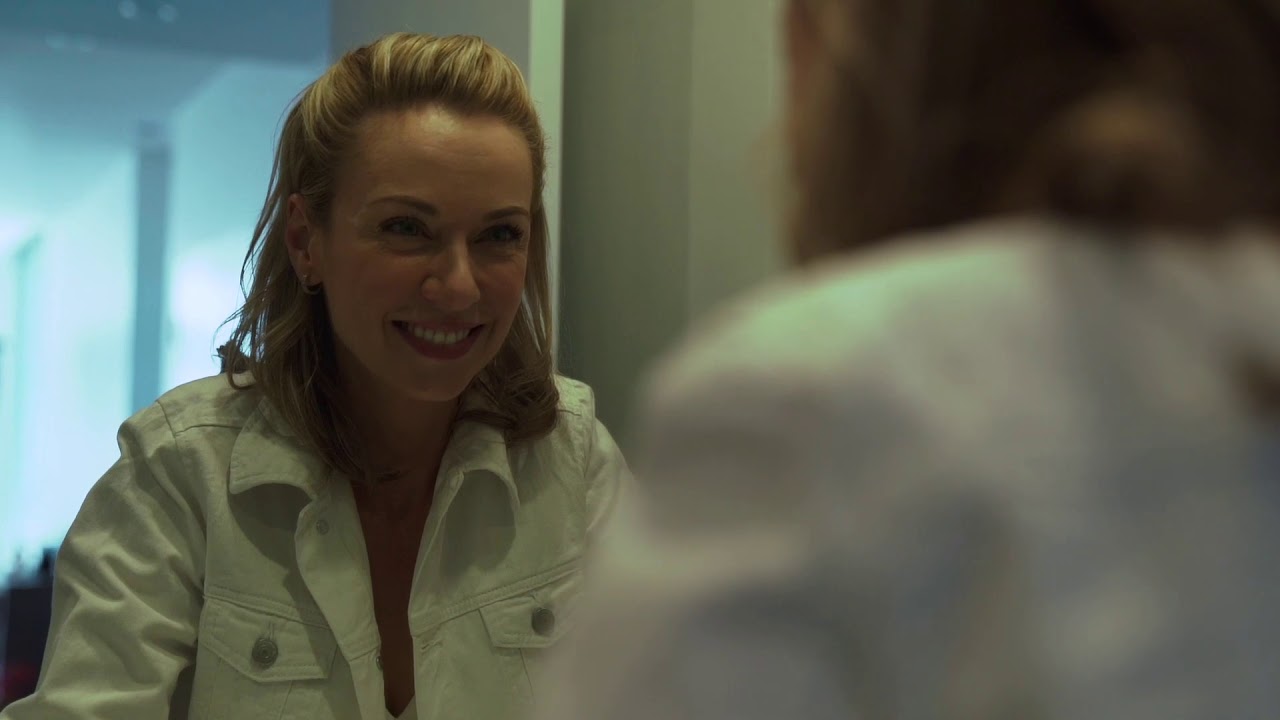 CLOSE UP Woman Staring Into Mirror - HIGHEST Quality 4K Stock Footage ...