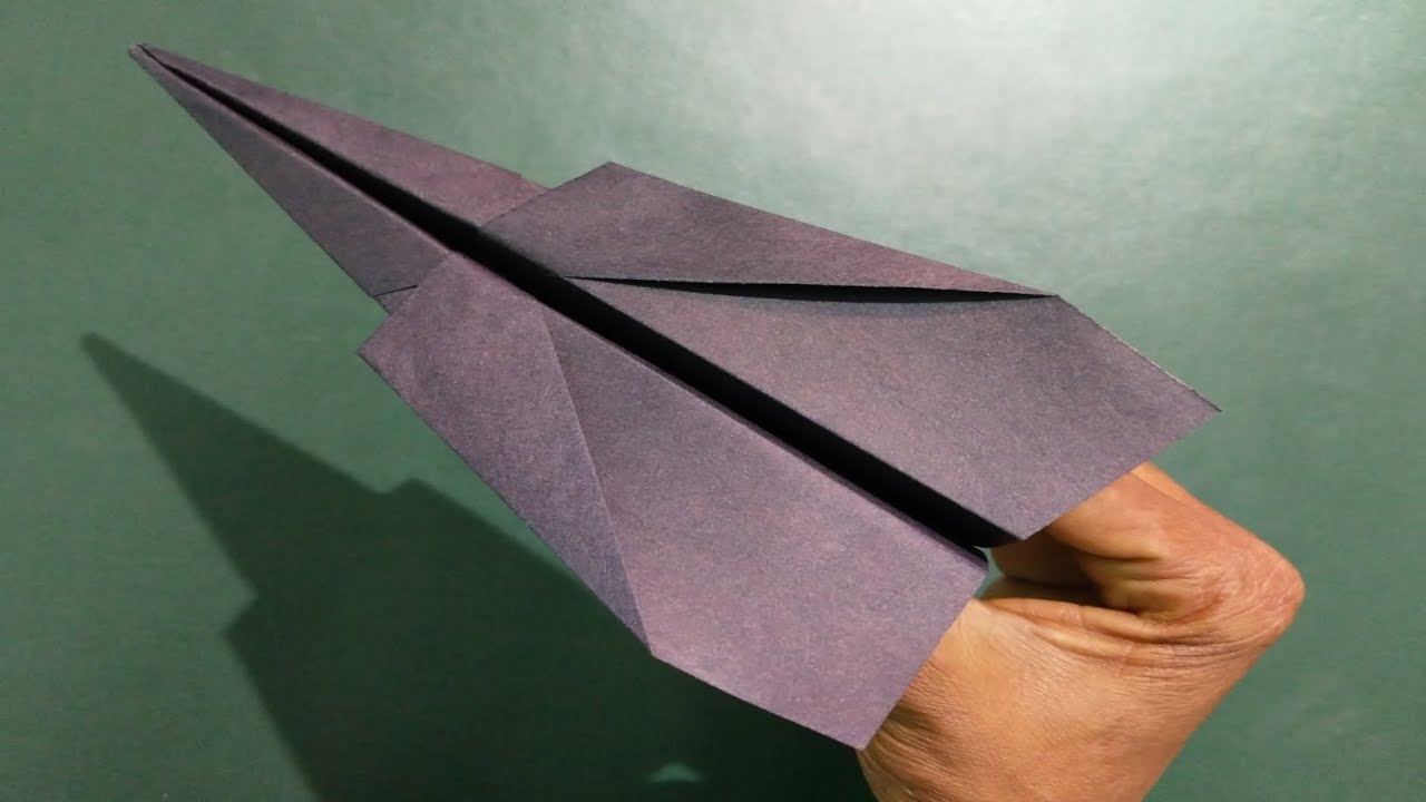 Super Paper Airplane - How To Make a Best Flying Plane || Origami Paper ...