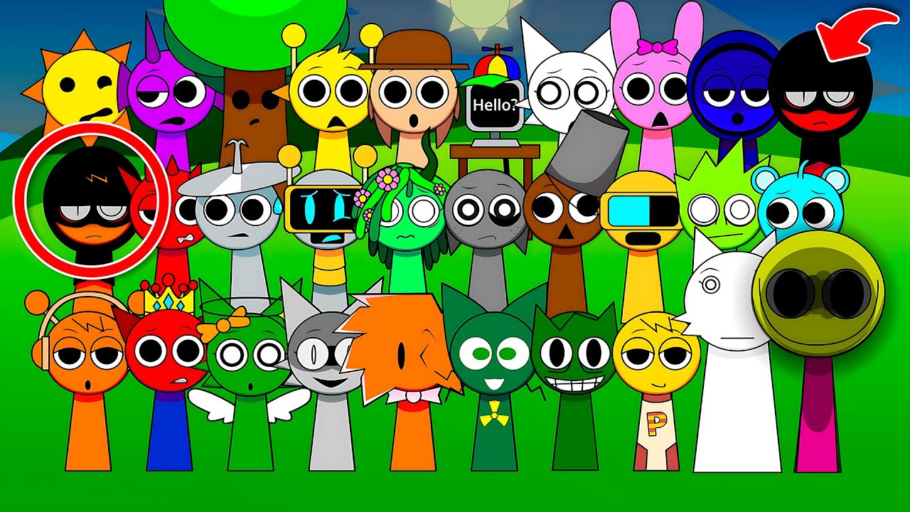 Incredibox Sprunki.MSI But ALL Characters Together (New Mod) - YouTube