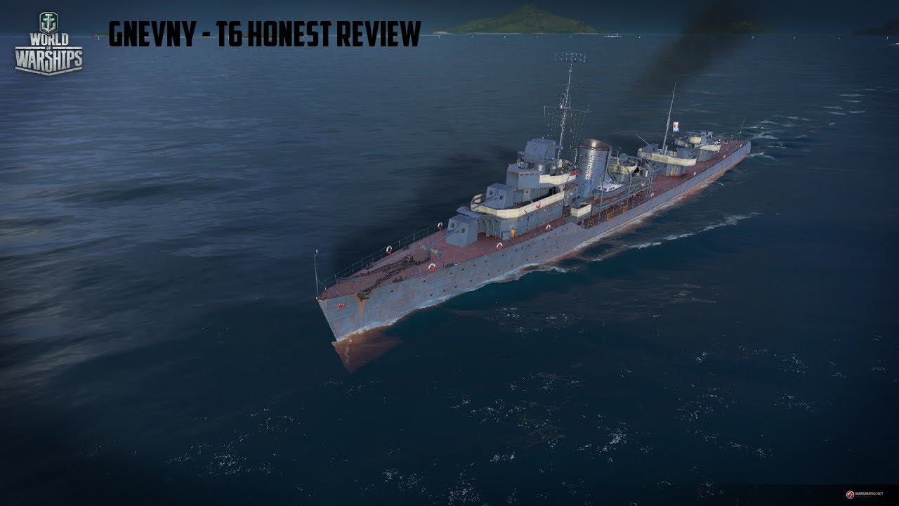 World of Warships | Gnevny Review | Tier 6 Russian DD - YouTube