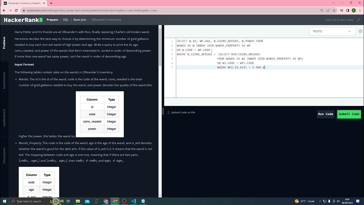 Latihan SQL Kasus 21 - HACKERRANK - YouTube