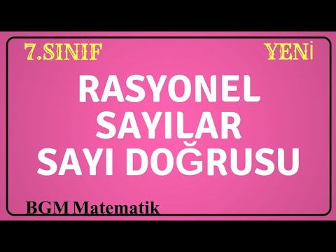 Rasyonel Sayıları Sayı doğrusunda Gösterme / 7.Sınıf Matematik