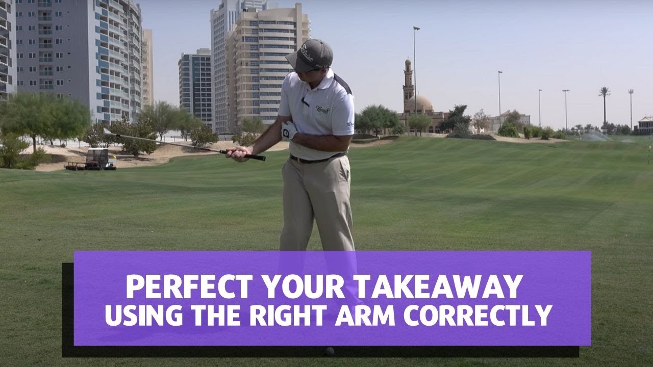 Perfect your takeaway - Using the right arm correctly - YouTube