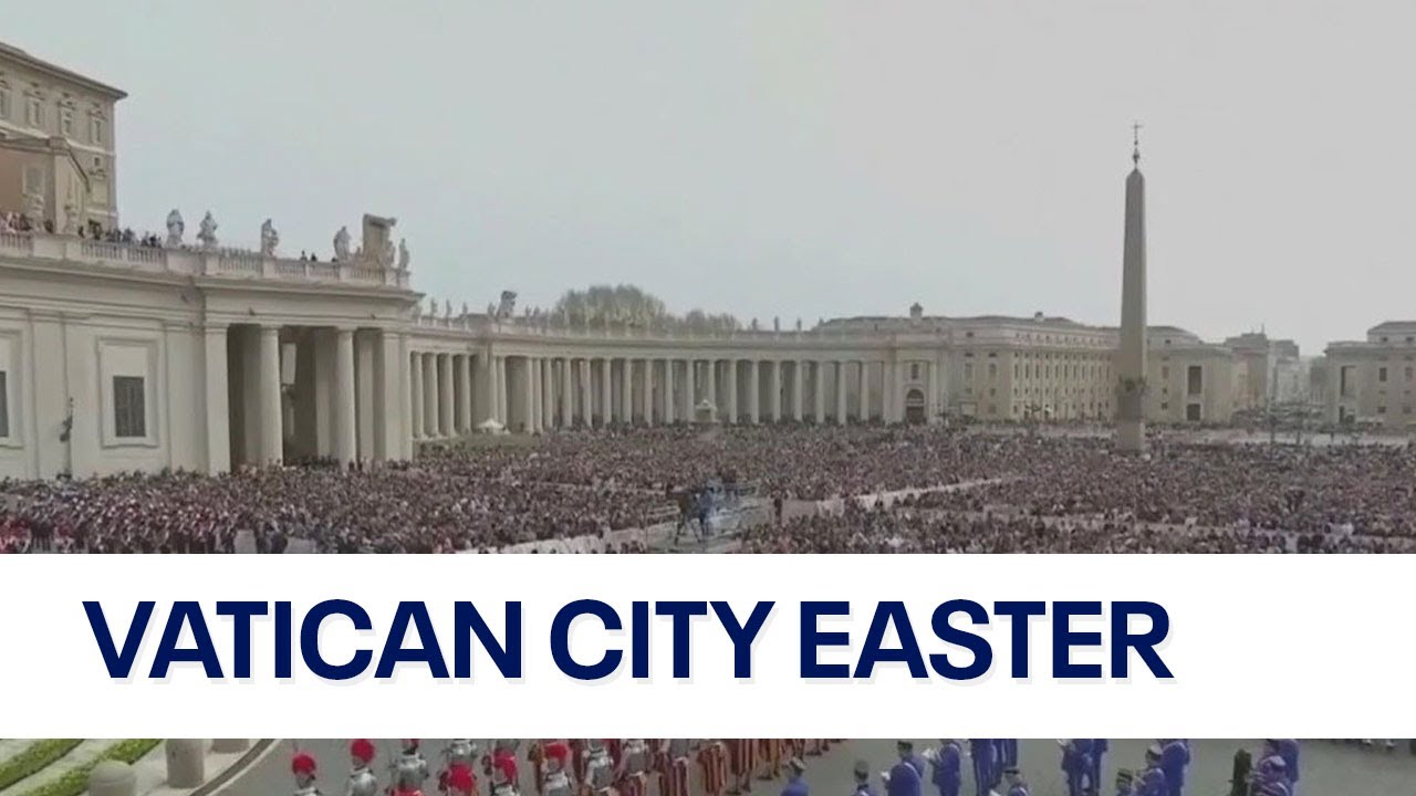 Massive Easter celebration held in Vatican City - YouTube