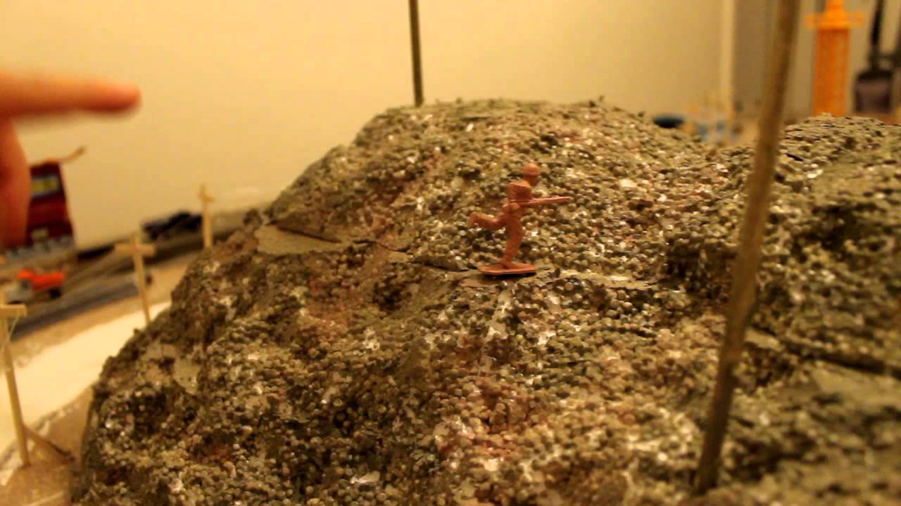 8'x8' ho scale train layout part 5 - YouTube