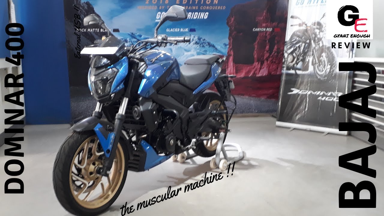 2018 Bajaj Dominar 400 ABS | Glacier Blue | most detailed review ...