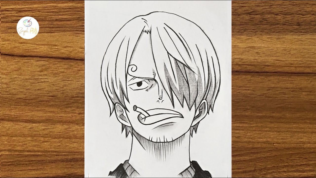 How to draw Sanji - [One Piece] || How to draw anime characters || Easy ...