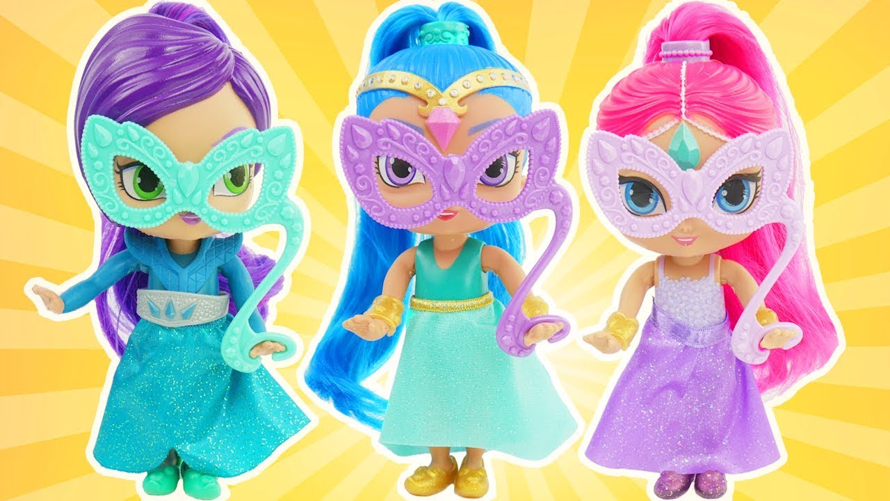 shimmer and shine masquerade game - YouTube