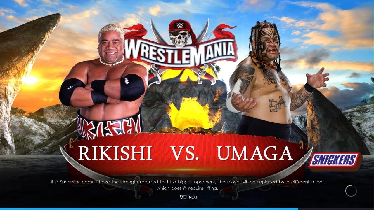 WWE 2K22 Game play |Rikishi VS Umagal - YouTube