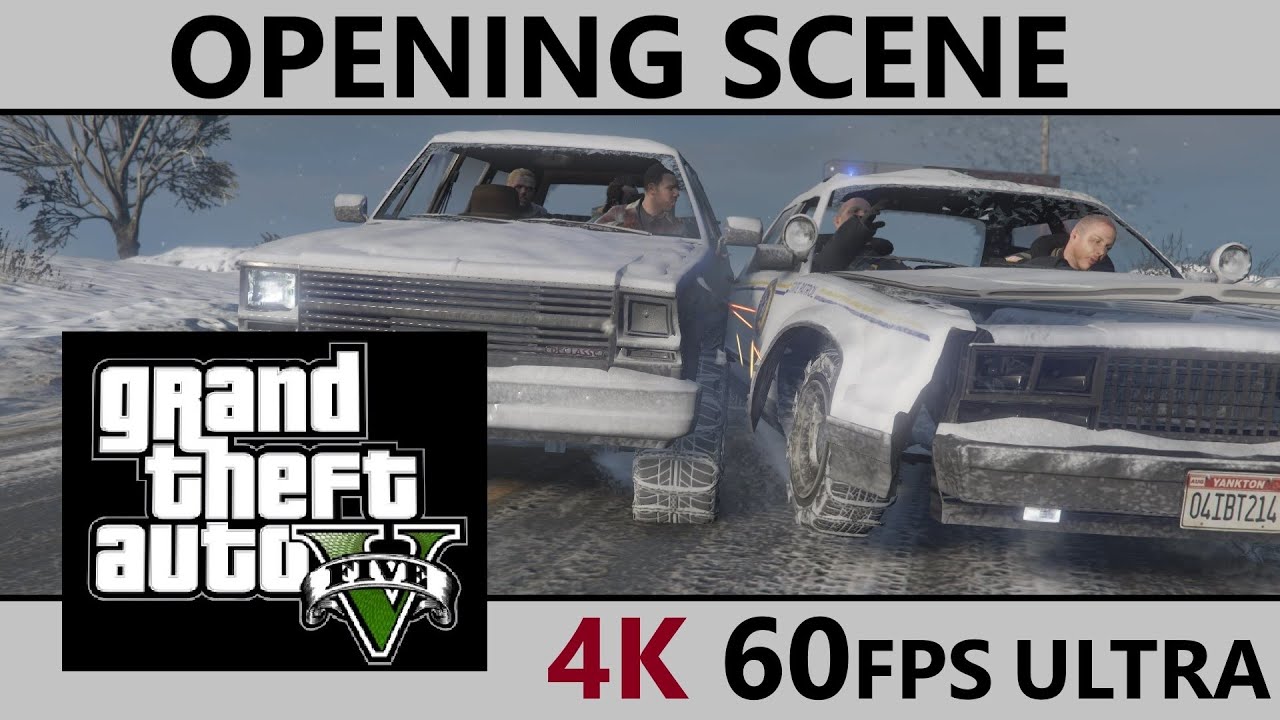 Grand Theft Auto 5 | Opening Scene - [4K 60FPS ULTRA] - First Part ...