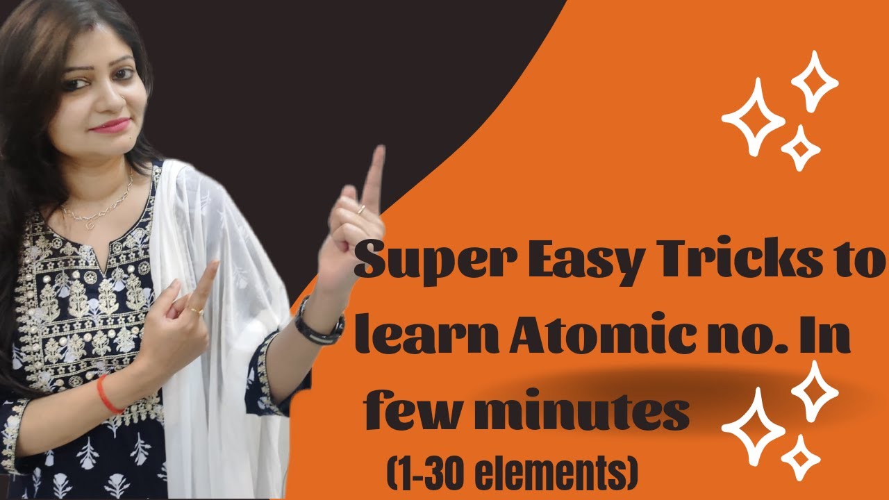Atomic Number And Its Elements 1-30 Tricks Atomic Number Kaise Yaad ...