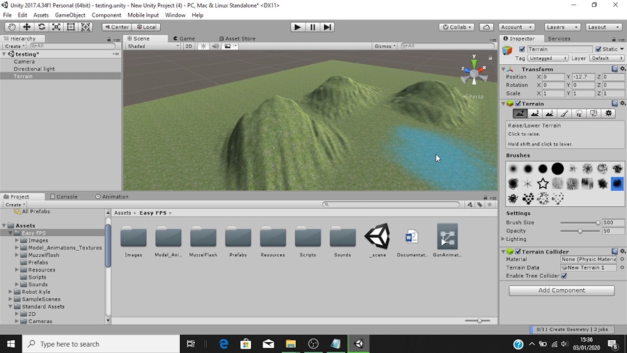 Tutorial Unity 3D Game FPS YouTube Tutorial Unity 3D Game FPS YouTube