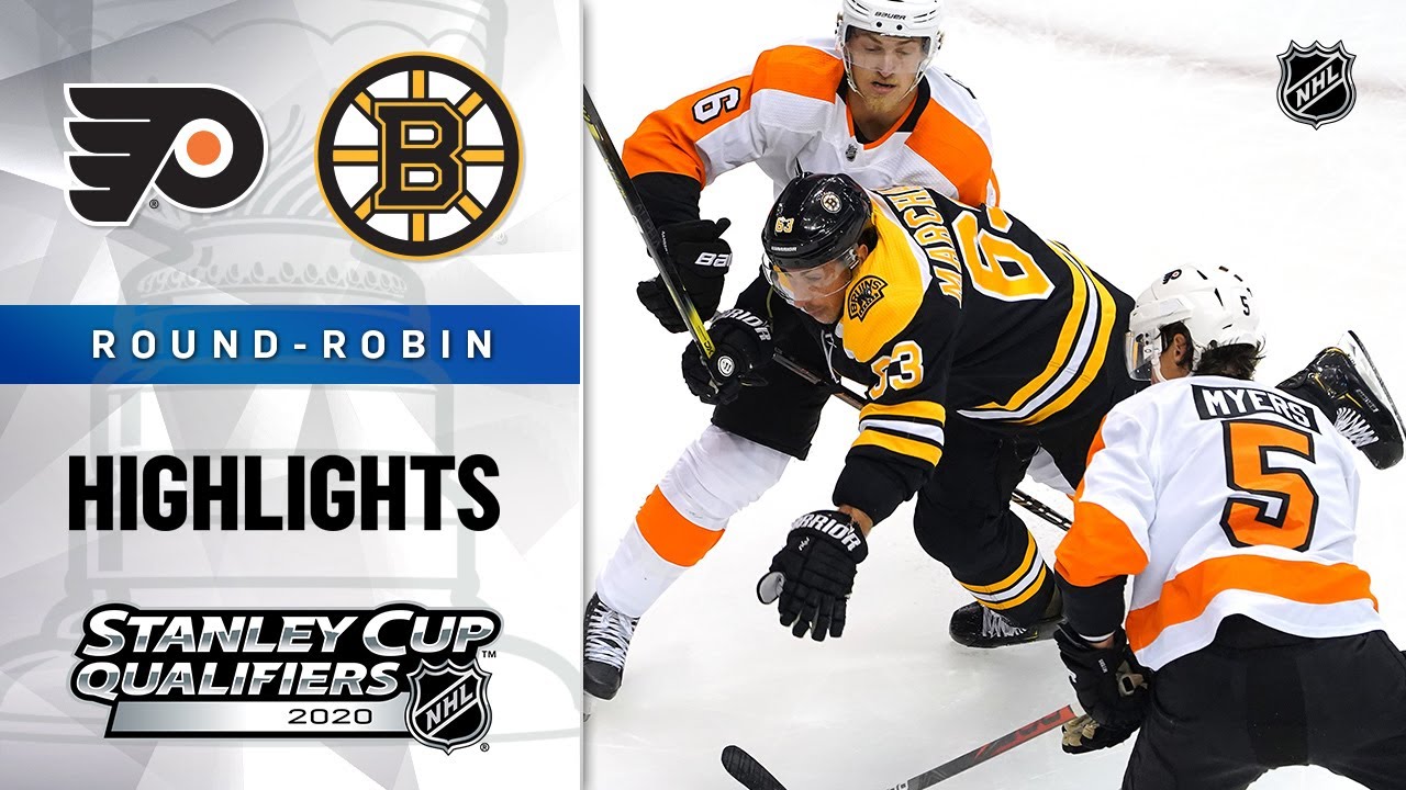 NHL Highlights | Flyers @ Bruins, Round-Robin - Aug. 2, 2020 - YouTube