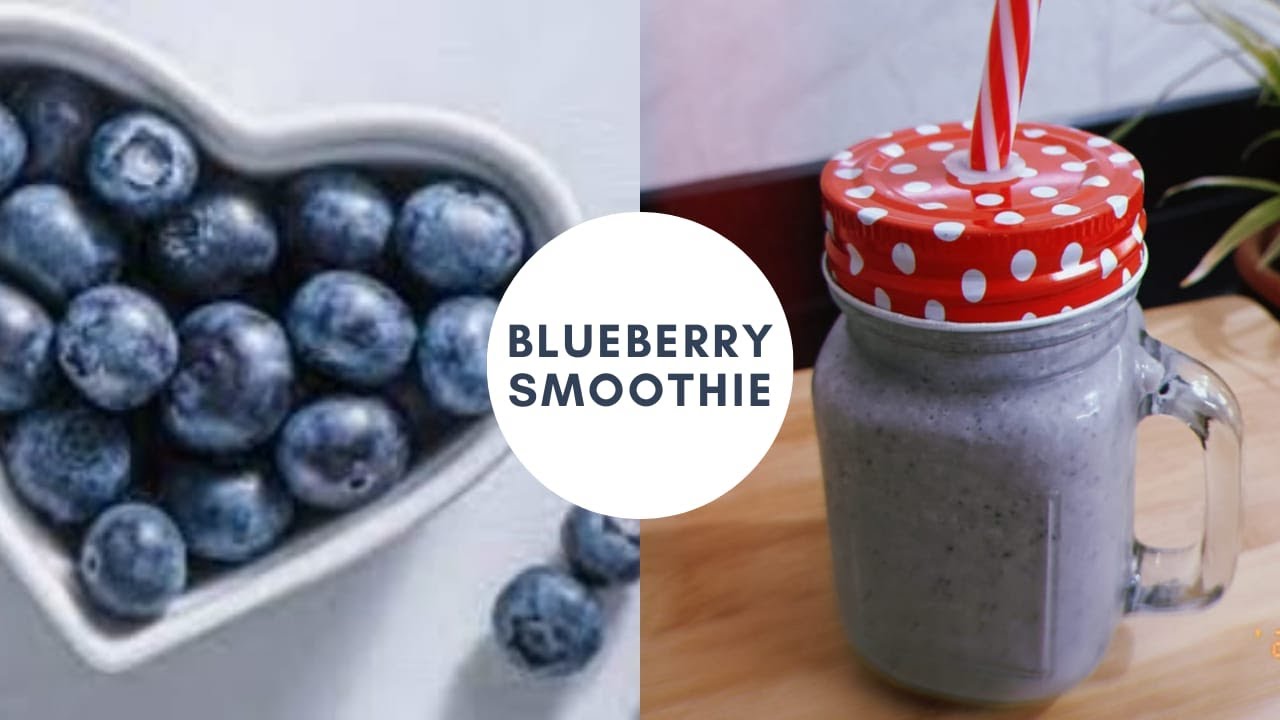 Blueberry Smoothie | Blueberry smoothie with banana | Smoothie Recipe ...